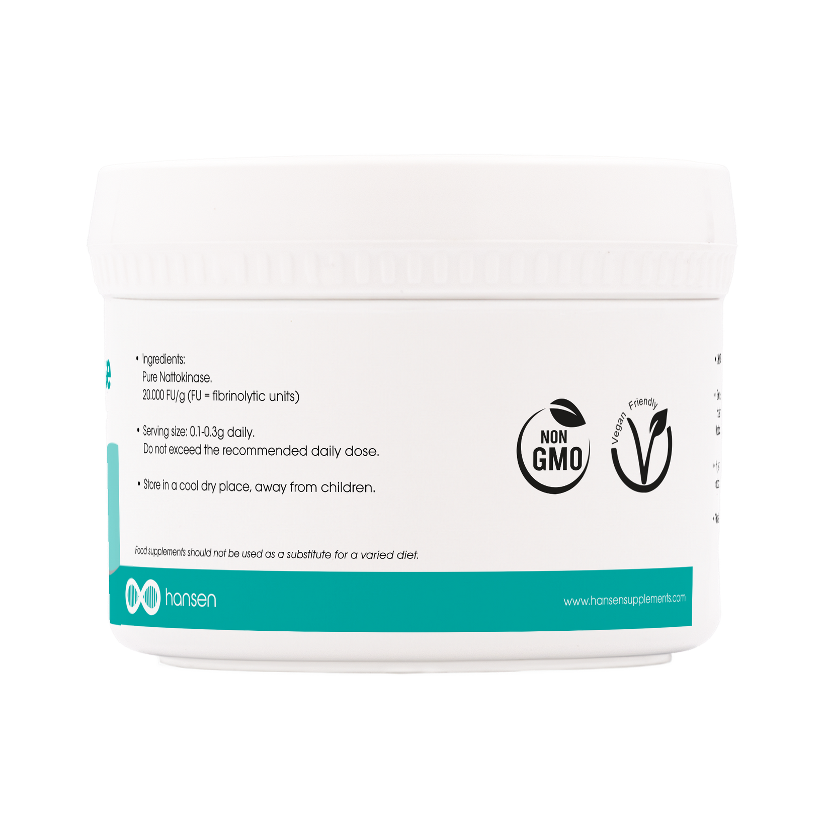 Nattokinase 20.000 FU/g powder • Pure, Tested, Scandinavian – Hansen ...