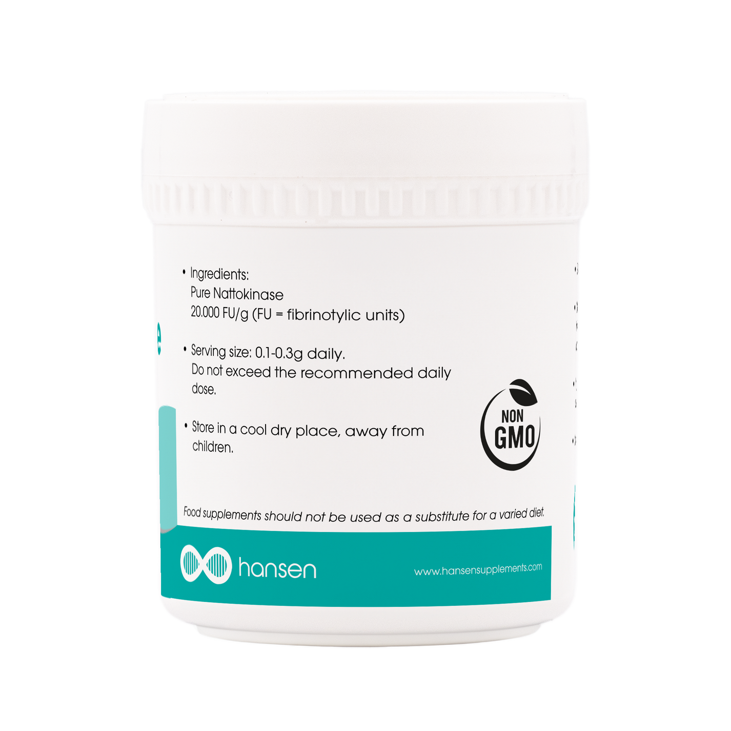 Nattokinase 20.000 FU/g powder • Pure, Tested, Scandinavian – Hansen ...